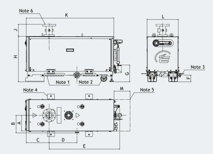 에드워즈 GXS 450/4200 건조 나사 펌프 및 고급 베어링 및 윤활료로 유지 보수 번거로움을 제거